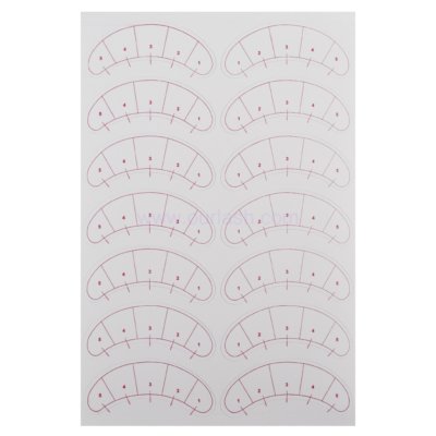 Lash Map Stickers / Eyelash Extensons Maps / Lash Mapping Guide Our ...